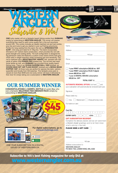 Yearly Subscription - Printed – Western Angler